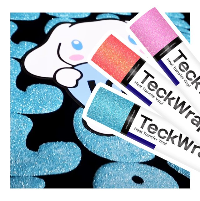 Glitter Puff Heat Transfer Vinyl - Akeena Design